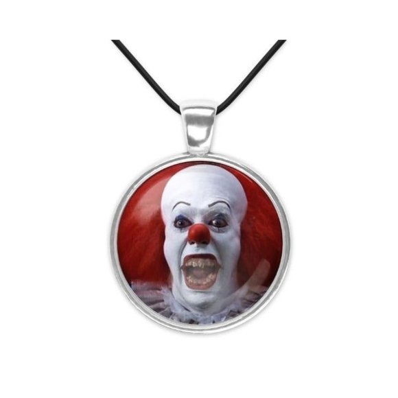 Handmade | Jewelry | Pennywise Clown Horror Movie Art Pendant Necklace ...